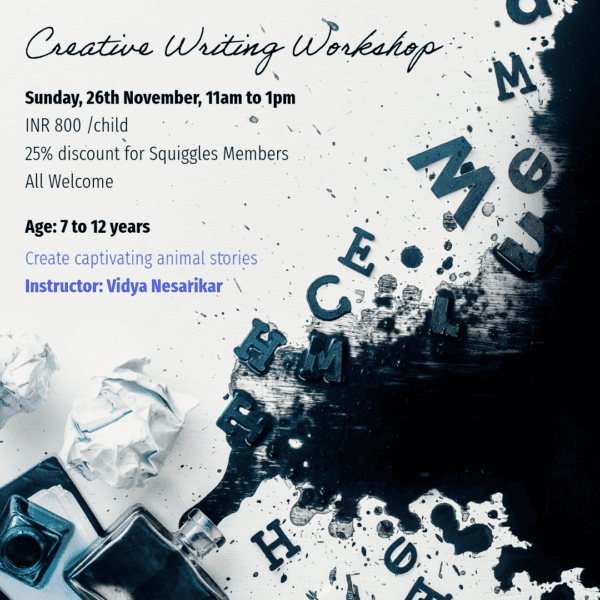 Writing Wild – Creative writing workshop for Children – Squiggles