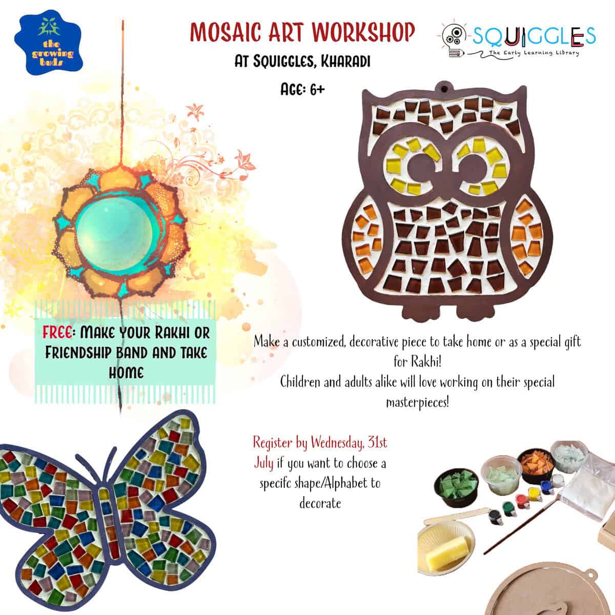 Mosaic Magic- Art for All Ages – Squiggles